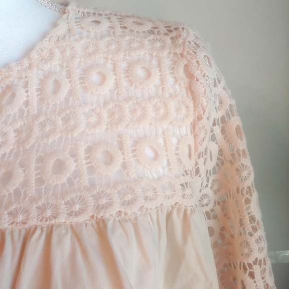Endless Rose | Tops | Endless Rose Boho Flowy Shirt With Lace | Poshmark